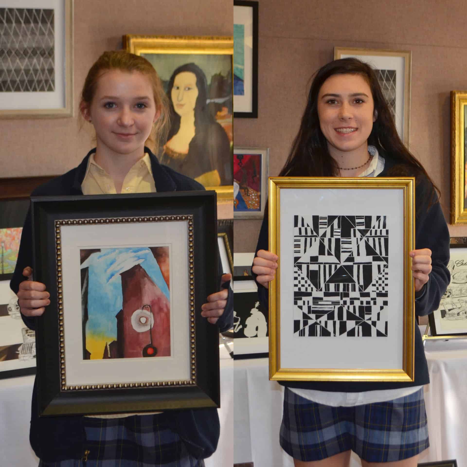 Artists of the Month: Emma Carter and Anna Simpson - Mount de Sales Academy