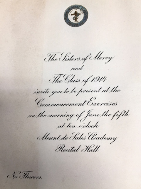 From the Archives: The Joy and Sadness of Graduation - Mount de Sales ...